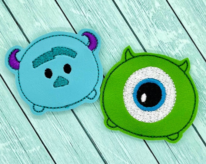 Movie Monster Felties/set of Two - Etsy