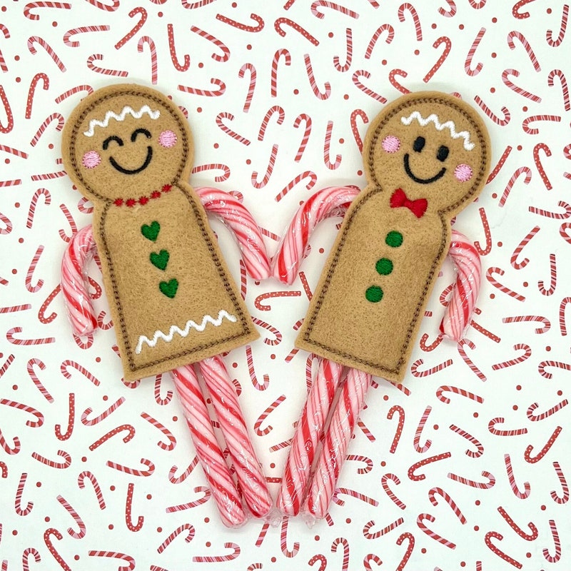 Gingerbread Candy Cane Holder - Etsy