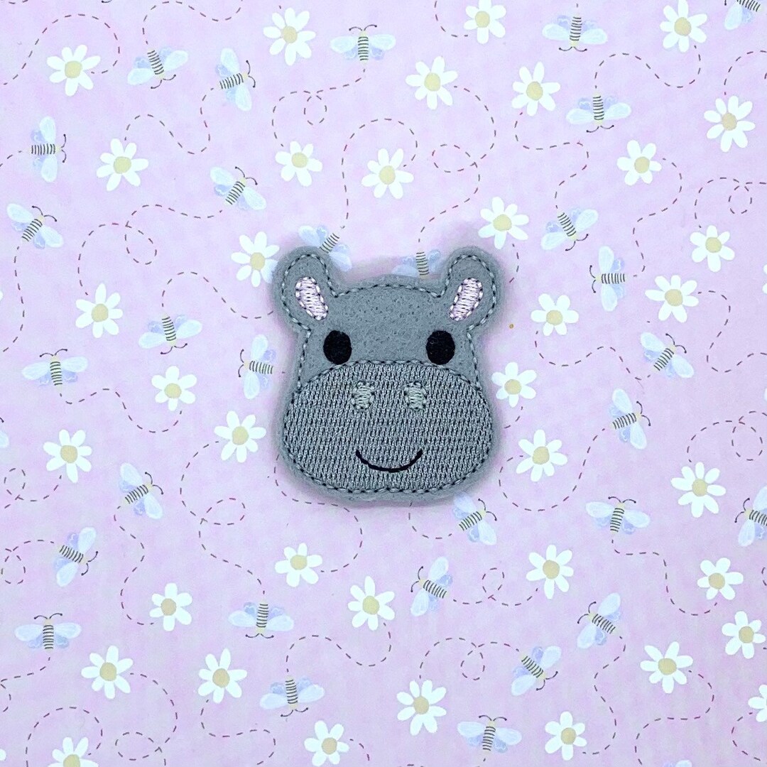 Set of Two Baby Hippo Felties - Etsy