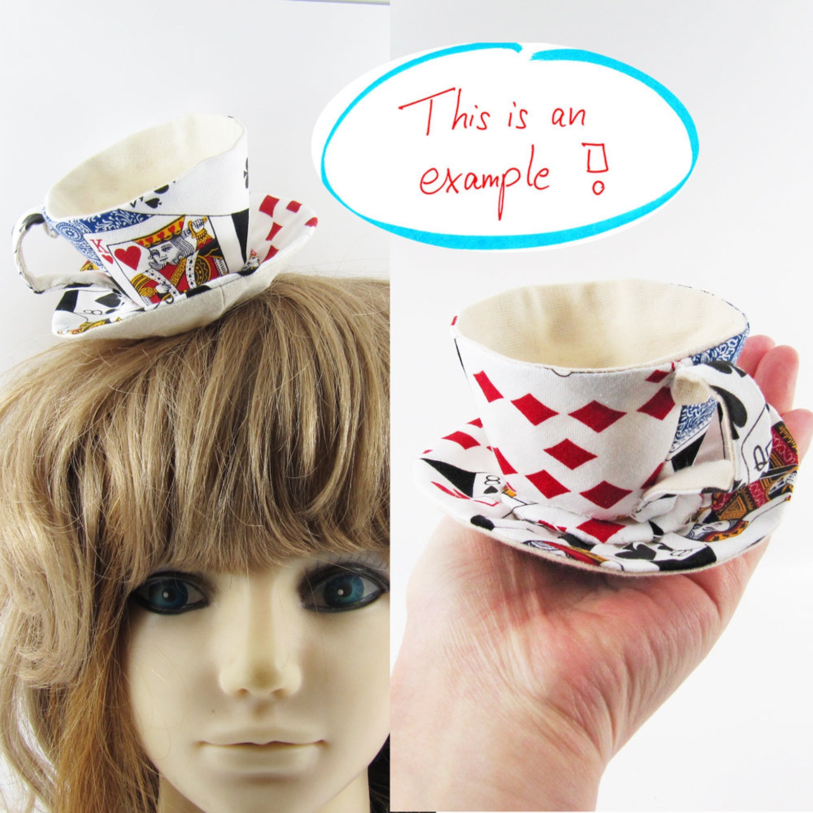 MADE-TO-ORDER ( 1 - 2 Weeks) Teacup Fascinator (hair Clip for Children ...