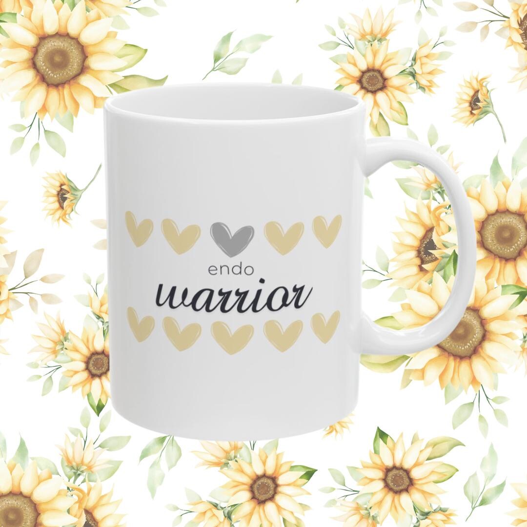 Endo Warrior Coffee Mug: Endometriosis Awareness Gift - Etsy
