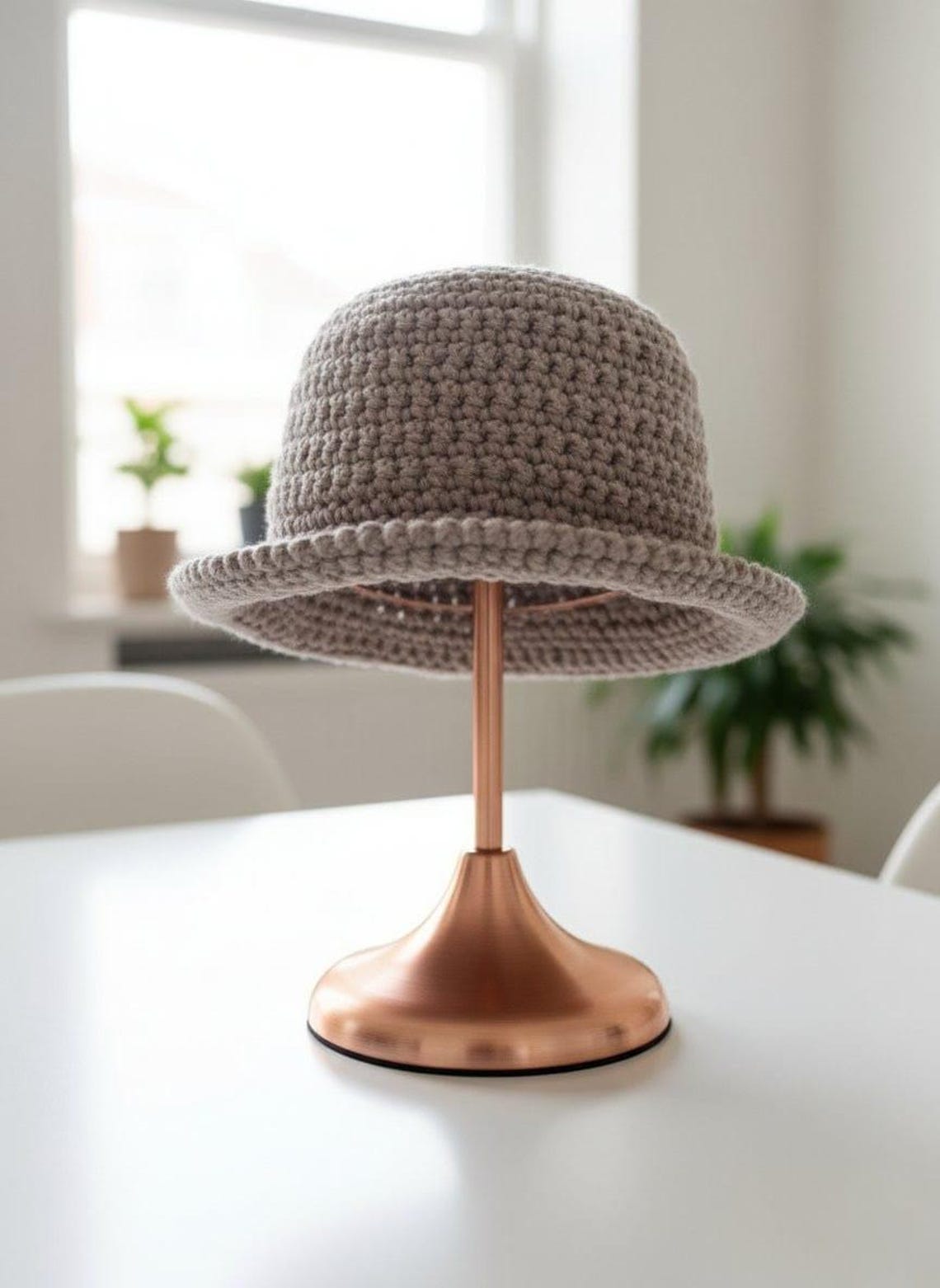 Wool Cloche Hat Crochet Pattern PDF | Step-by-step Tutorial | Hand ...