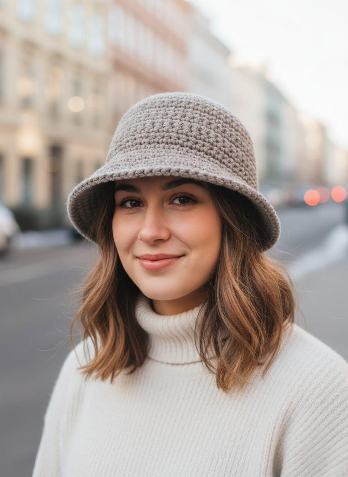 Wool Cloche Hat Crochet Pattern PDF | Step-by-step Tutorial | Hand ...