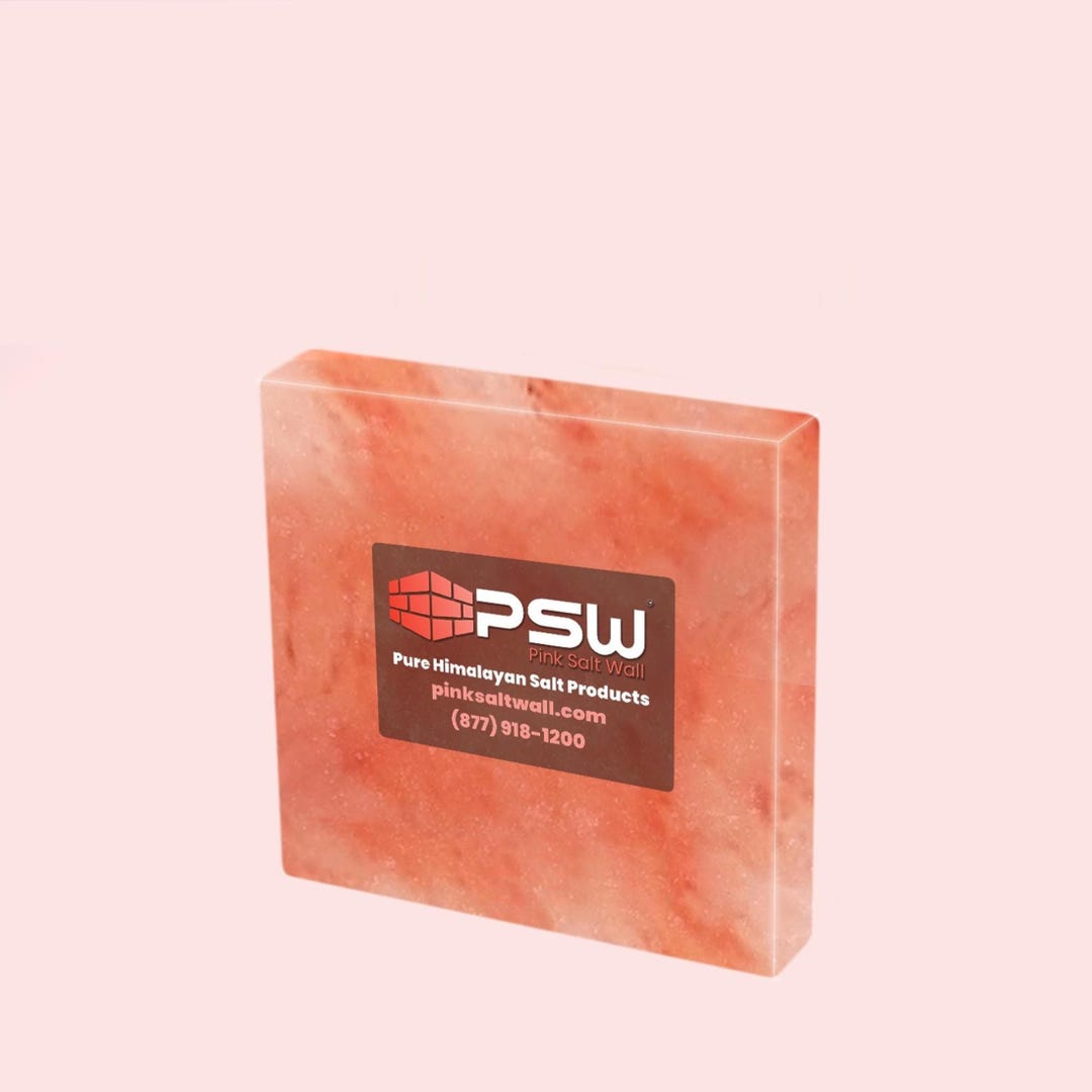 Himalayan Pink Salt Blocks: Spa & Home Salt Wall Tiles (set of 10 ...