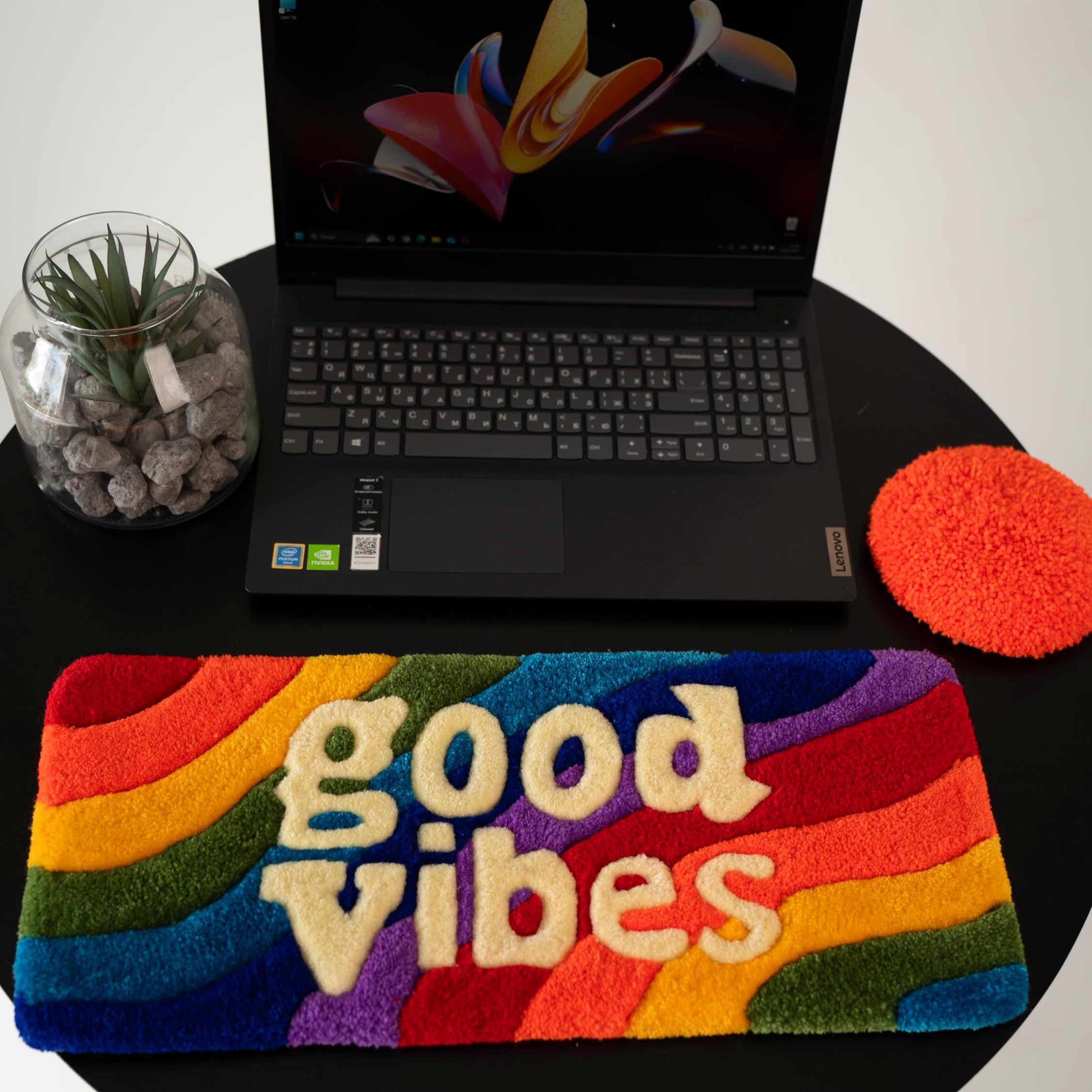 Funky Keyboard Rug, Wrist Rest Set – Dopamine Decor for Gamers | Cool ...