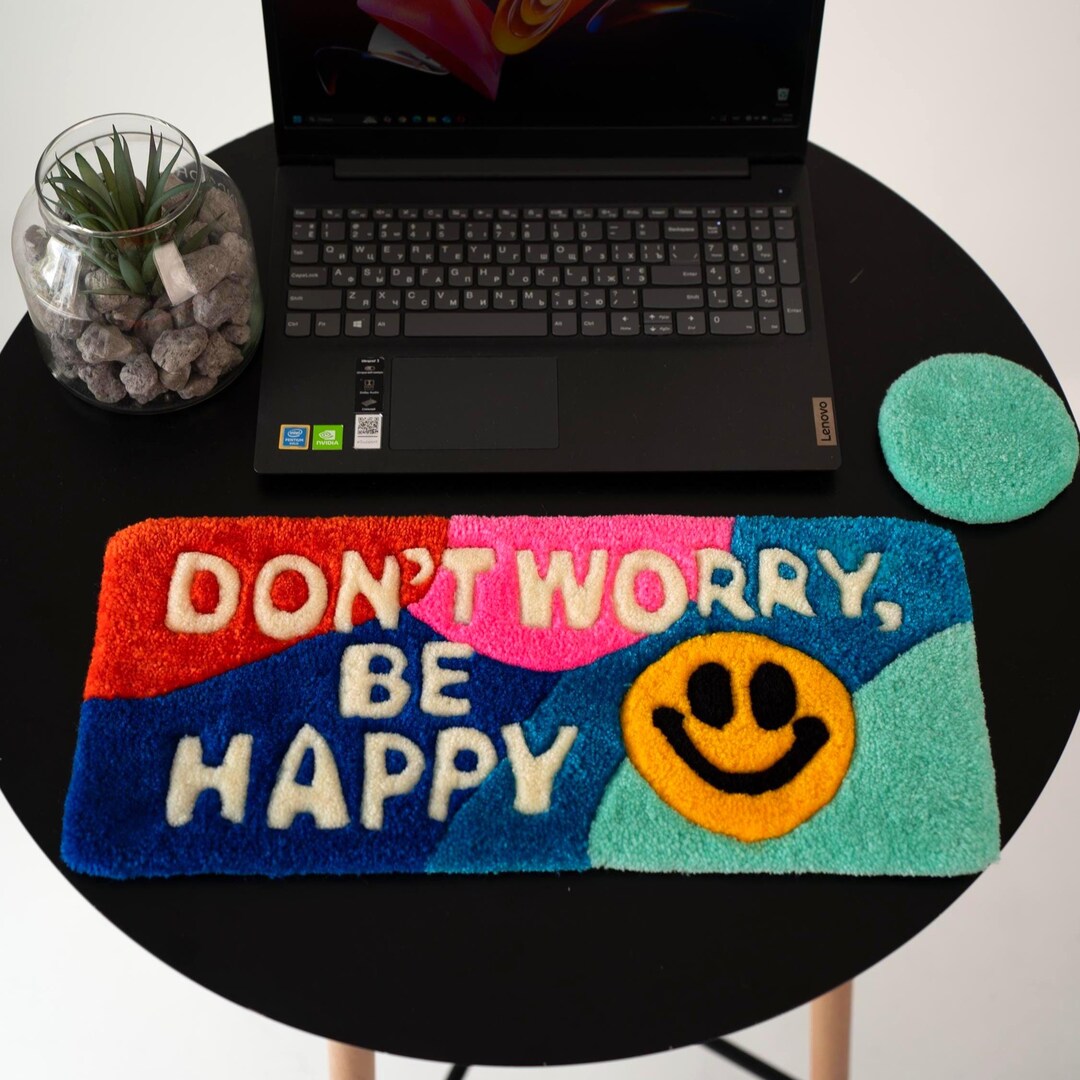 Custom Tufted Keyboard Rug, Desk Mat Rug, Handmade Keyboard Mat, Cute ...