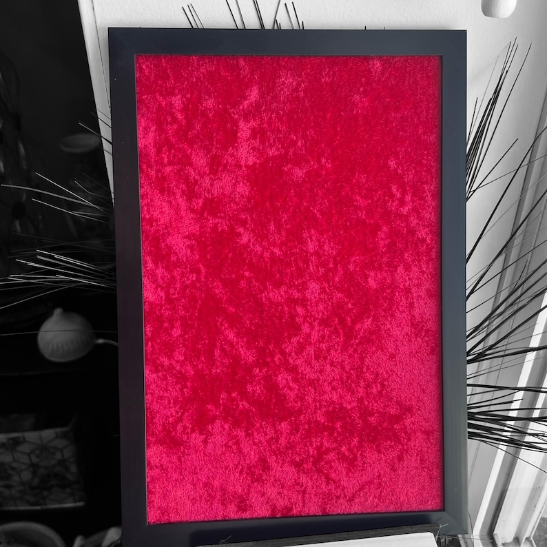 Solid Velvet Pinboard - Etsy