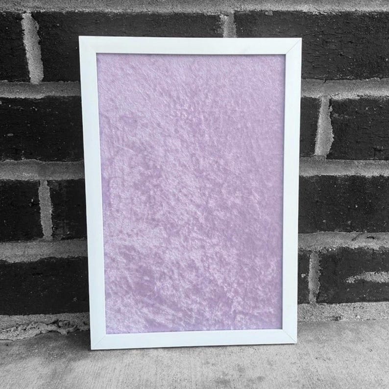 Solid Velvet Pinboard - Etsy