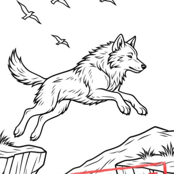 Therian Coloring Page - Etsy