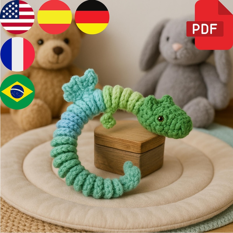 Pocket Dragon Crochet Pattern - Etsy