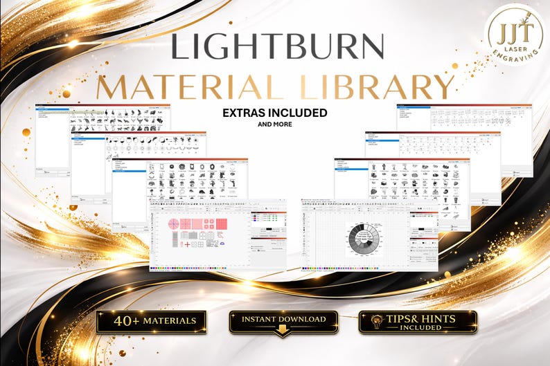 Lightburn Material Library for Longer RAY5 20W Diode Laser ...