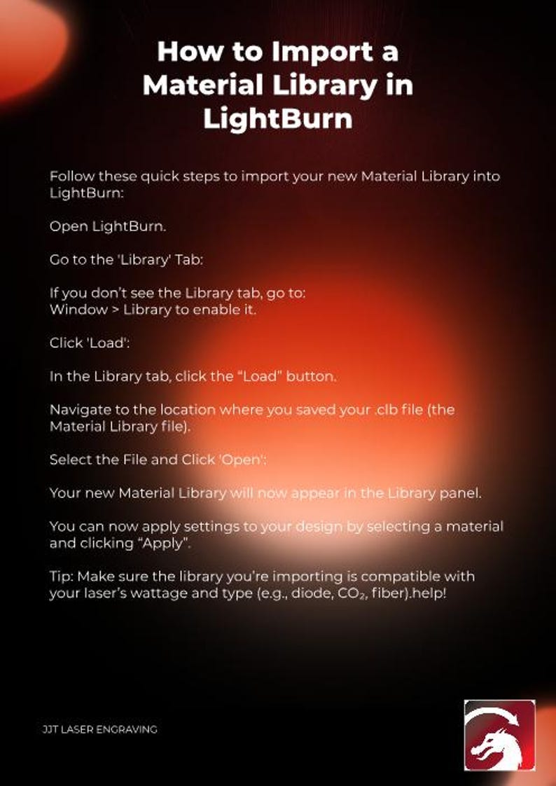 Falcon 2 40W Lightburn Material Library | Tested Laser Cut Settings for ...