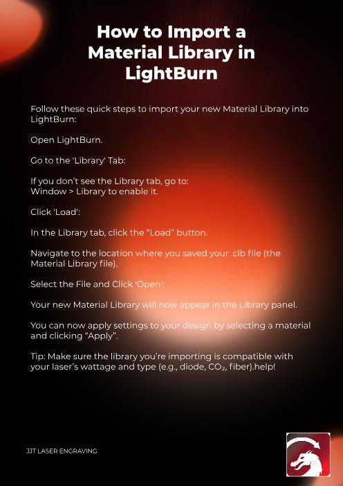 Falcon 2 40W Lightburn Material Library | Tested Laser Cut Settings for ...