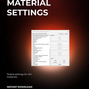 Longer RAY5 10W Lightburn Material Library | Tested Laser Cut Settings ...