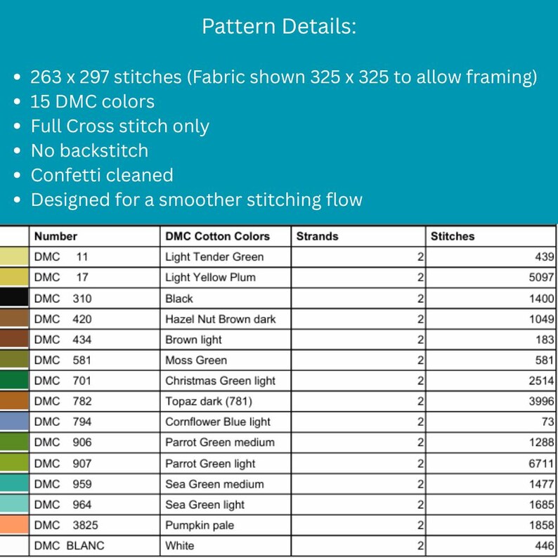 Cartoon Parrot Cross Stitch Pattern, Colorful Bird Nursery Decor (PDF ...