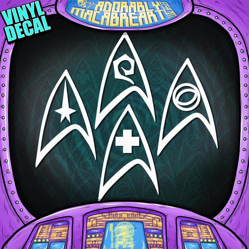 Star Trek Car Decal - Etsy