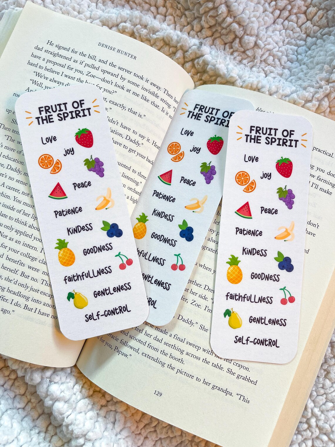 Fruit of the Spirit Bookmark, Bible Verse Bookmark, Bible Bookmark ...