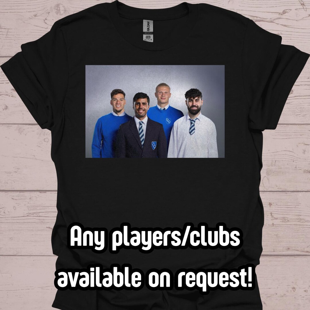Man City Shirt Manchester City T Shirt Erling Haaland Rodri Ederson ...
