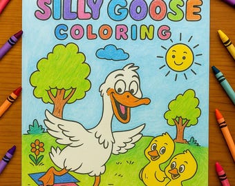 duck and goose book coloring pages