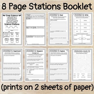 Sound Energy Science Stations With Two Sound Experiments - Etsy