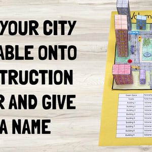 Area, Perimeter, and Volume Design a City Challenge Math Project Based ...