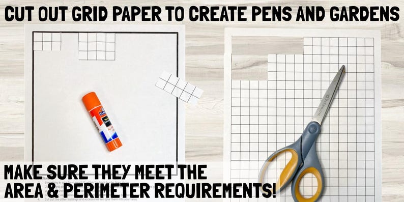 Area and Perimeter Design a Farm Challenge Math Project Based Learning ...