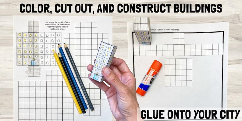Area, Perimeter, and Volume Design a City Challenge Math Project Based ...