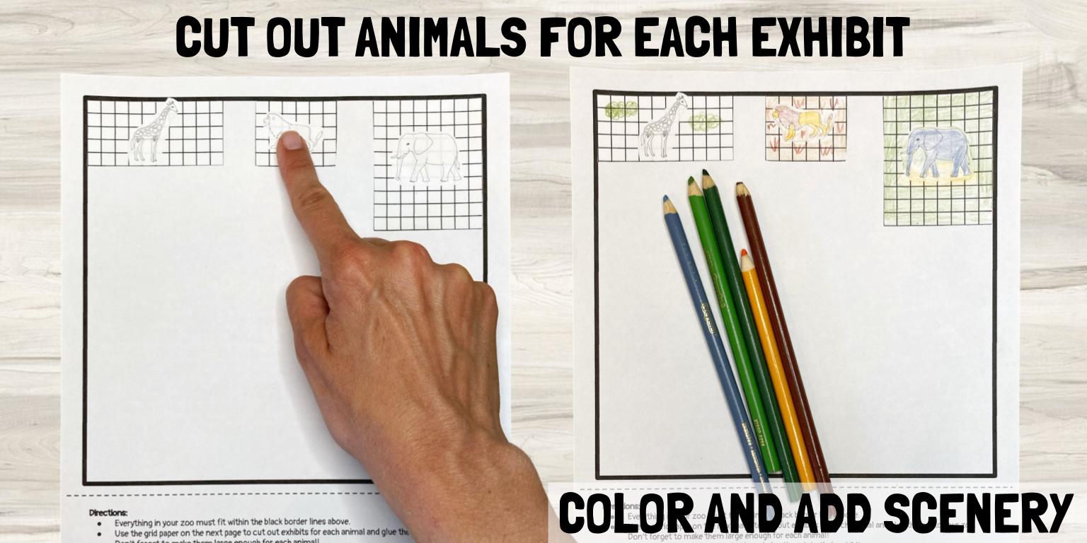 Area and Perimeter Design a Zoo Challenge Math Project Based Learning ...