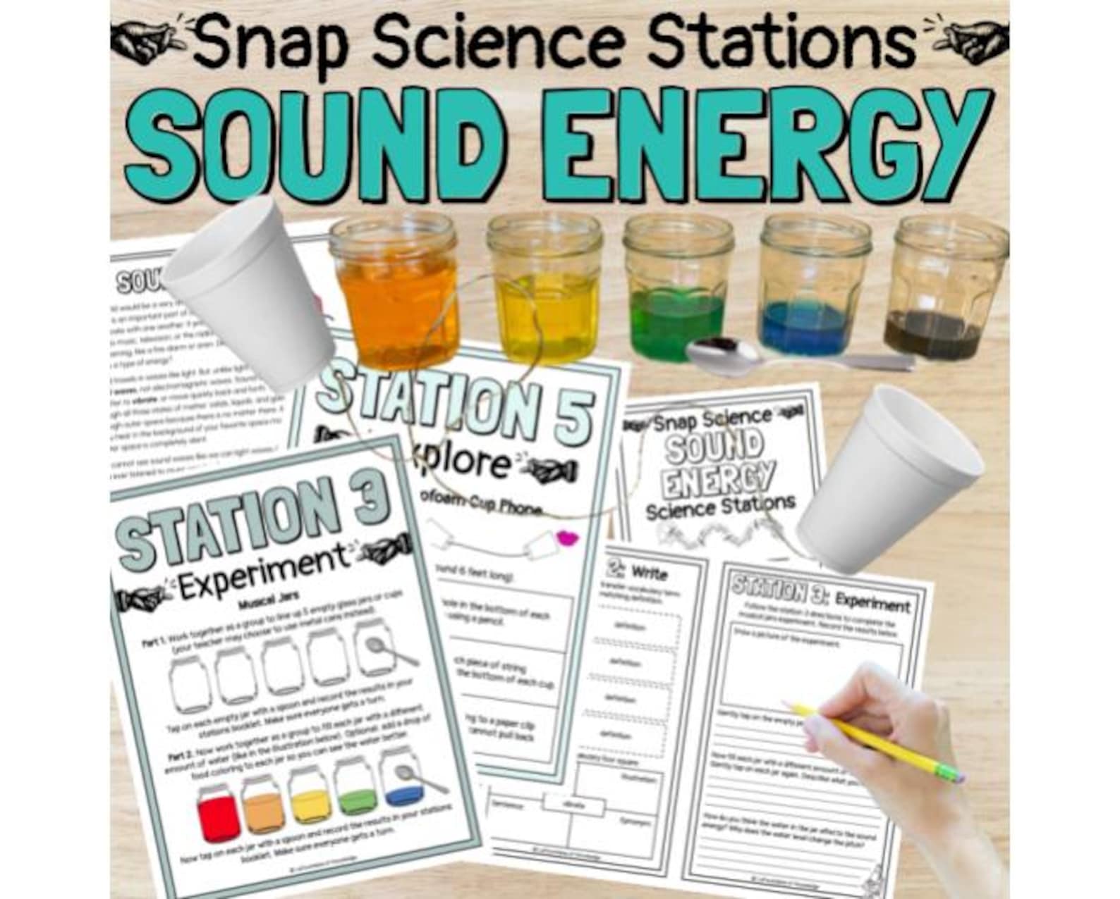 Sound Energy Science Stations With Two Sound Experiments - Etsy