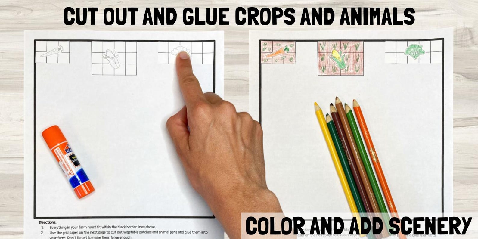 Area and Perimeter Design a Farm Challenge Math Project Based Learning ...