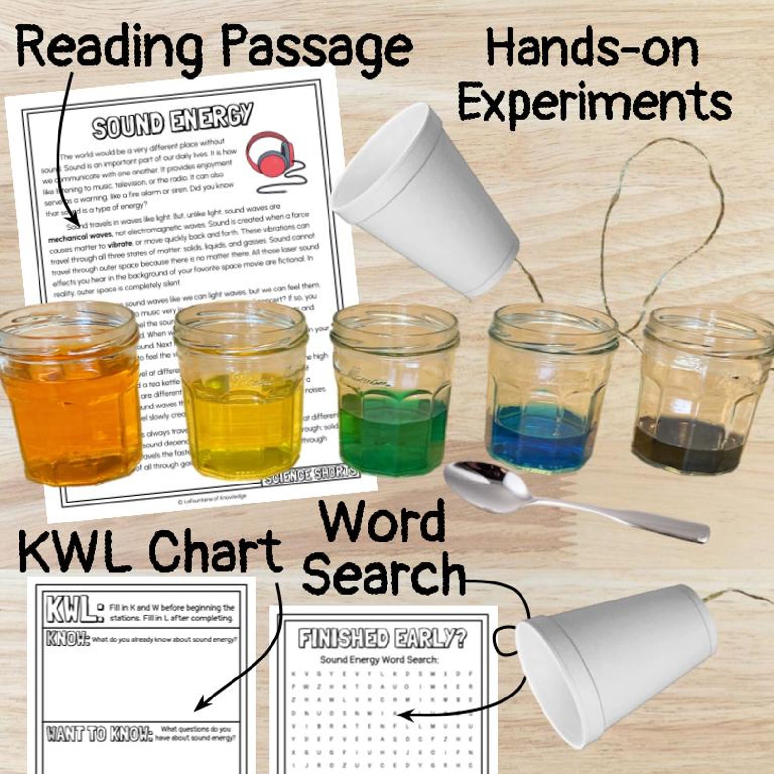 Sound Energy Science Stations With Two Sound Experiments - Etsy