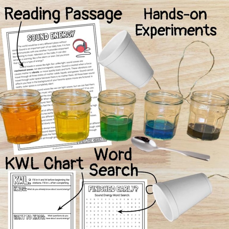 Sound Energy Science Stations With Two Sound Experiments - Etsy