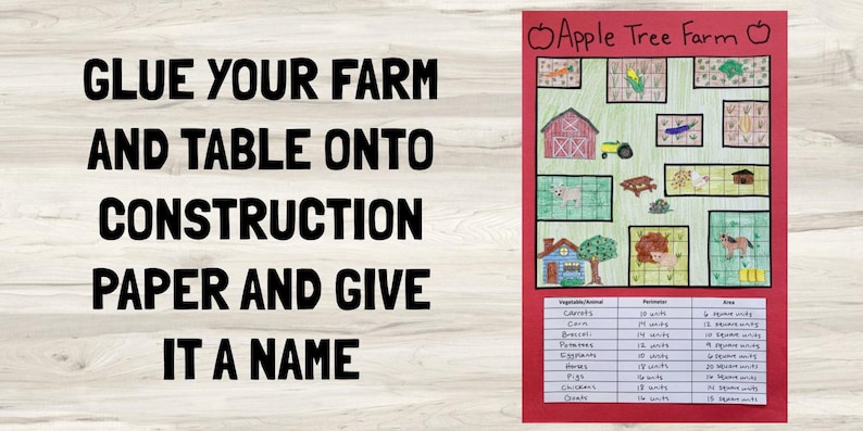Area and Perimeter Design a Farm Challenge Math Project Based Learning ...