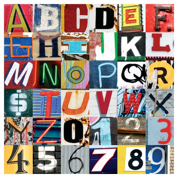 Urban Alphabet Letters To Print Cityscape ABC: Urban Alphabet Letter