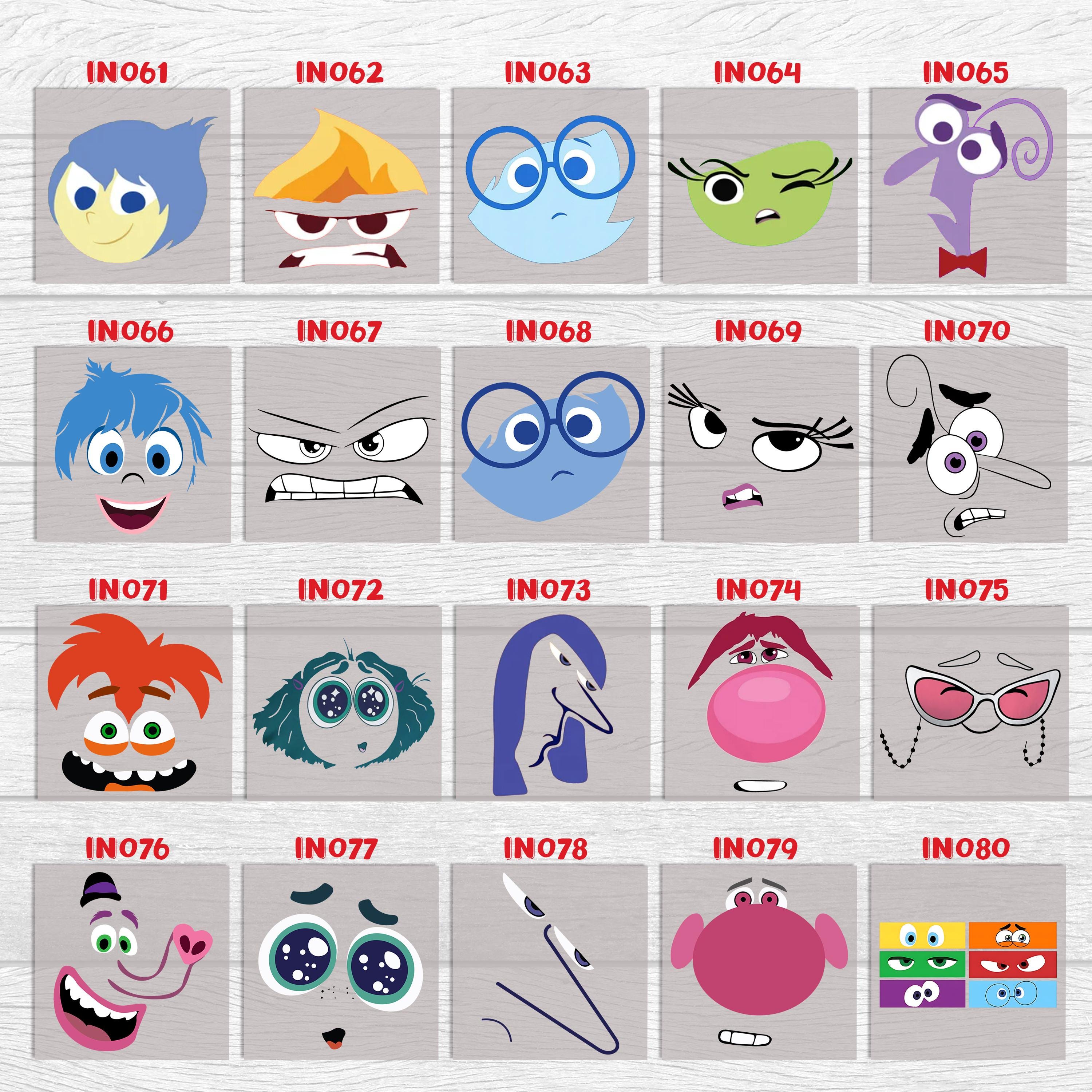 Disney Inside Out Characters Ready to Press, Disney Inside Out 2 Heat ...