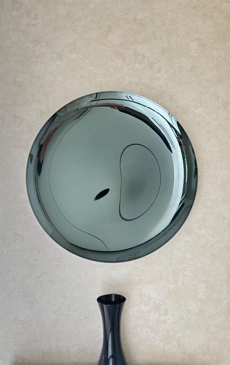 Concave Wall Mirror: Space Age Decor, Handmade Curved Glass,handcrafted ...