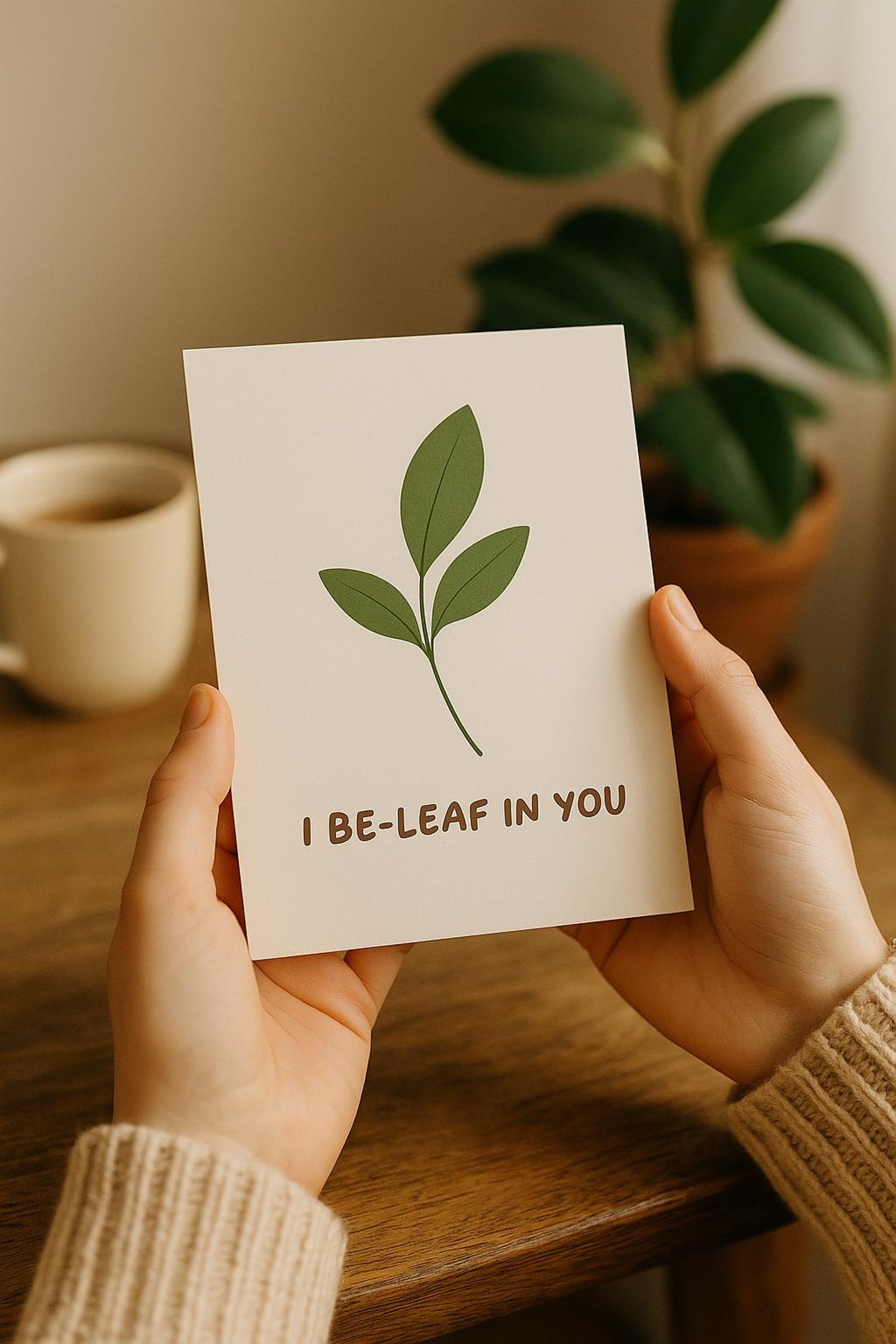 Cheerful Plant Puns: 5x7 Printable Cards With Botanical Humor | Digital ...