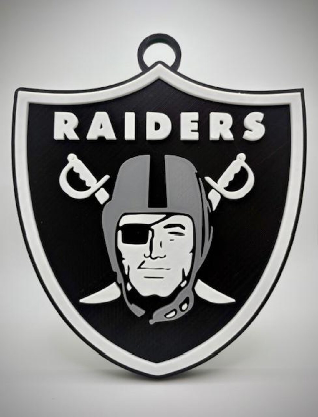 Raiders Necklace 3D Printed FANART – Las Vegas Raiders Pendant Chain ...