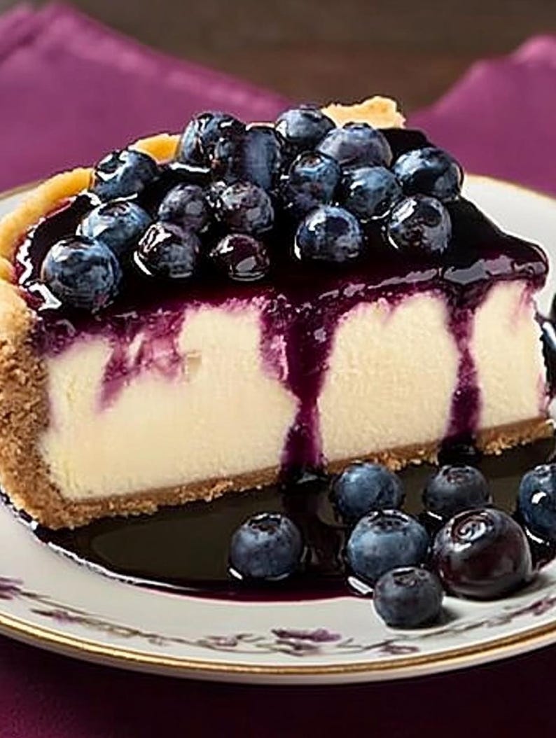 Best Blueberry Cheesecake - Etsy