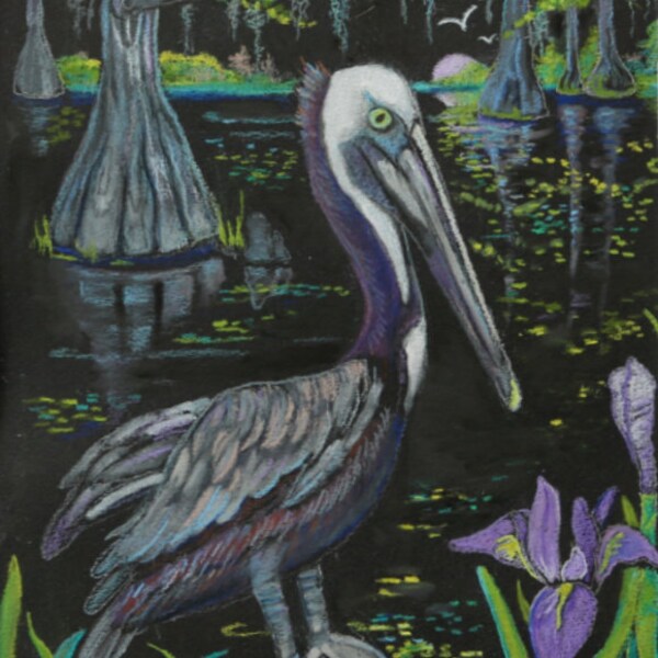 Cypress Swamp Painting - Etsy