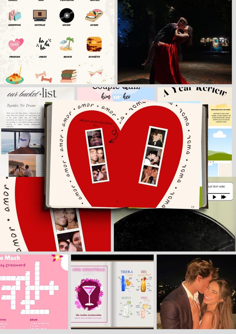 Personalized Couples Magazine Template, Canva Editable Magazine ...