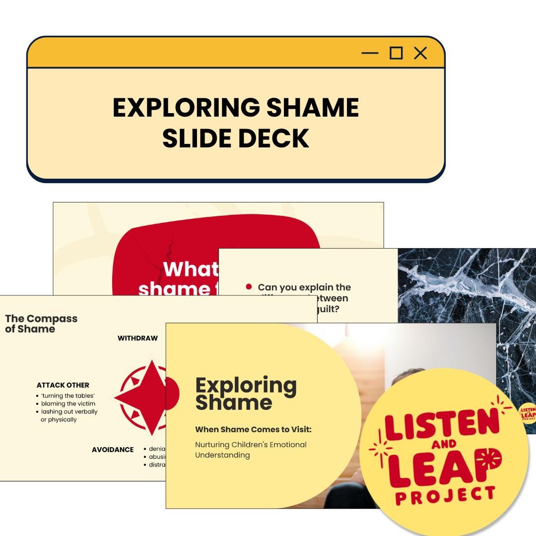 Explore Shame – SEL Slide Deck + Activities, Ready-to-use, for ...