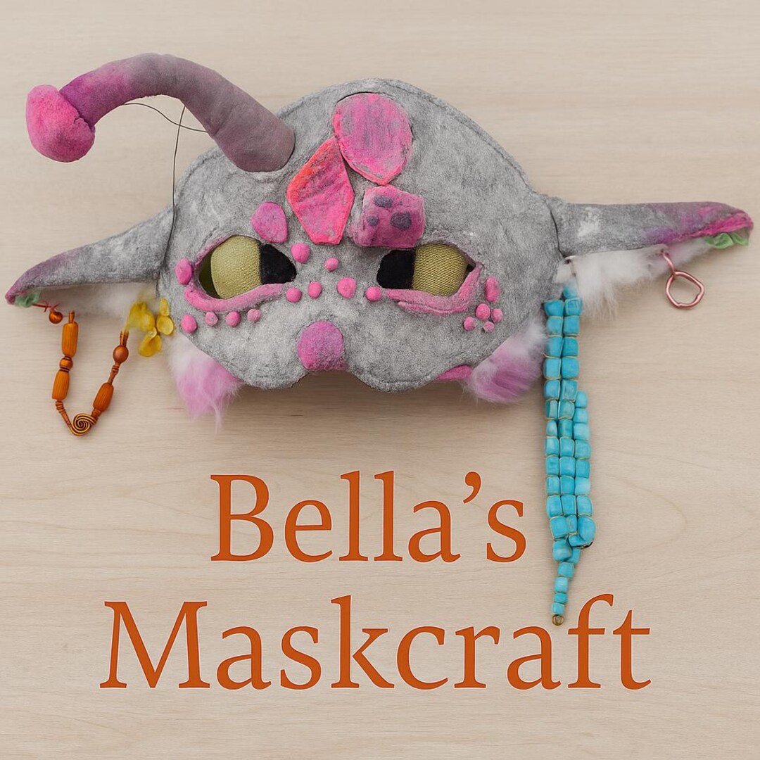 Handmade Alien Cosplay Mask – Fantasy Creature Costume, Fairycore ...