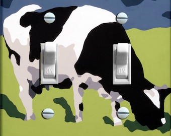 TALAVERA TILE faux Sun and Moon Switch Plate Double Single - Etsy