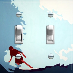 SURFER by Kristen Anderson Switch Plate (double) - Etsy