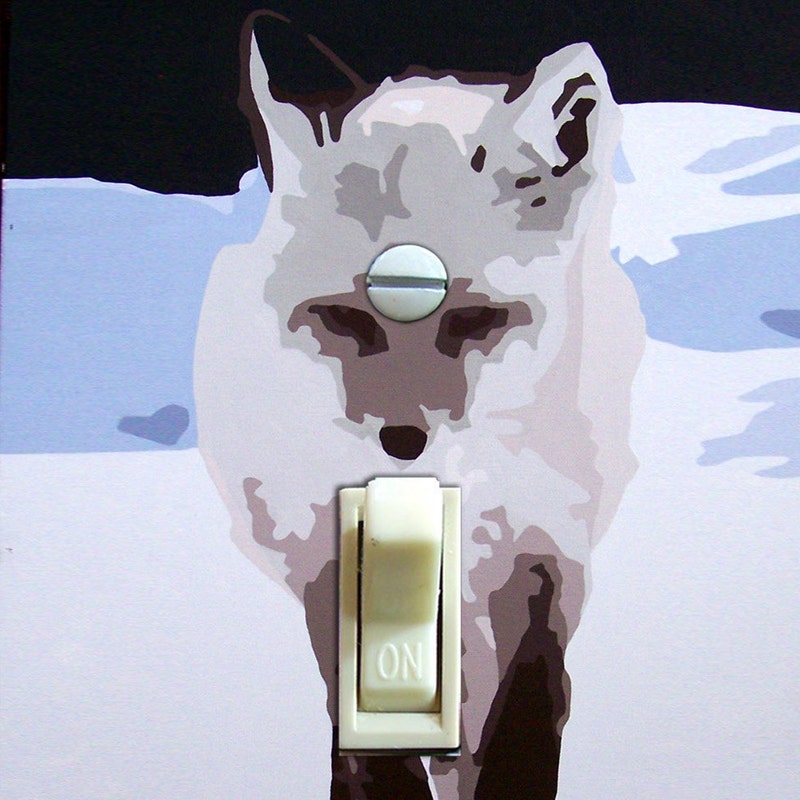 Fox Light Switch Cover - Etsy