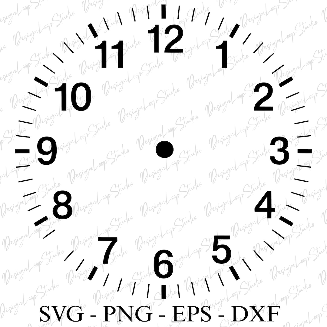 Clock Face Svg, Clock Numbers Svg, Clock Numerals, Horloge Svg, Time ...