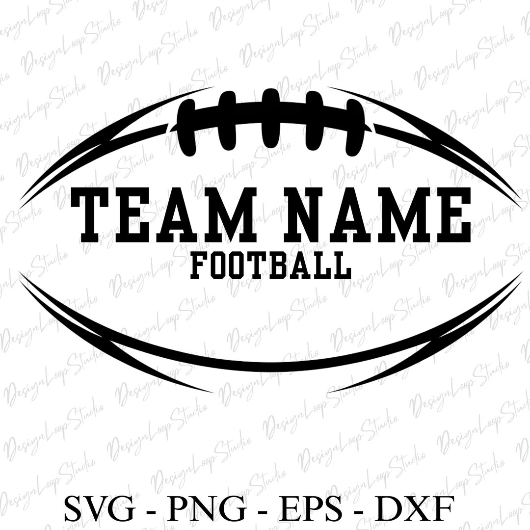 Customized Football Player Svg File || Football Team Name Svg | Dxf Png ...