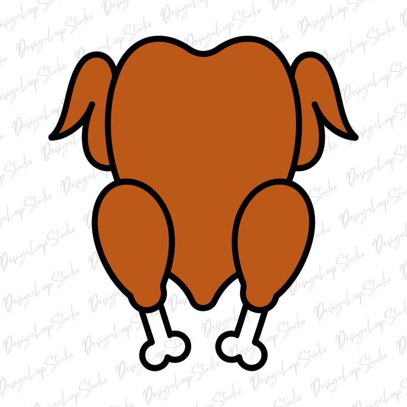 Funny Turkey Digital Print - Etsy