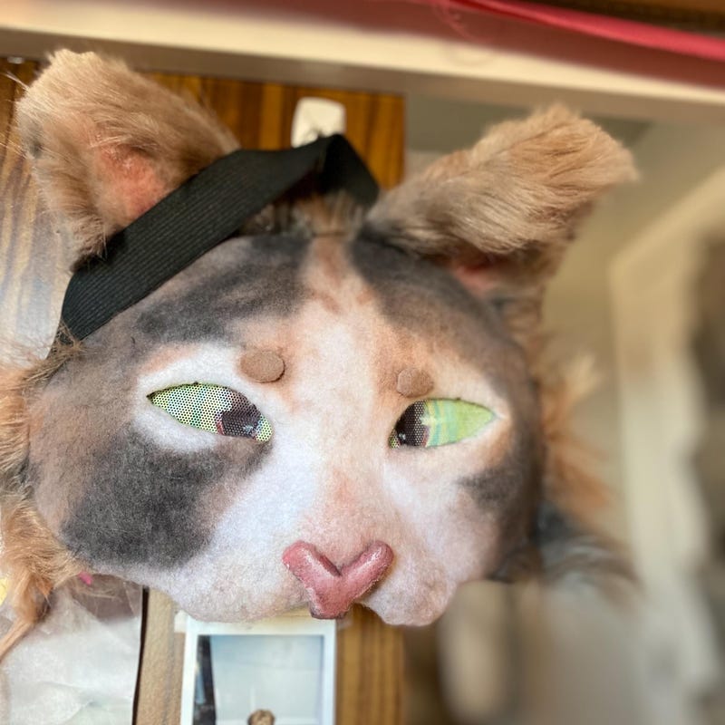 Calico Cat Therian Mask - Etsy